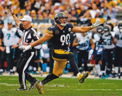 TJ WATT SIGNED AUTOGRAPH 8X10 PHOTO PITTSBURGH STEELERS | eBay