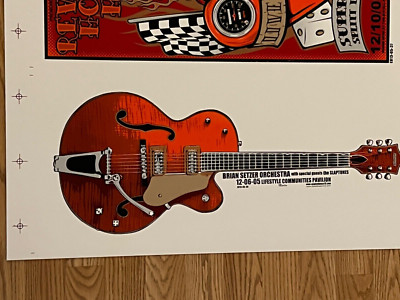 Brian Setzer Reverend Horton Heat Ohio 2005 2 Original Concert Poster ...