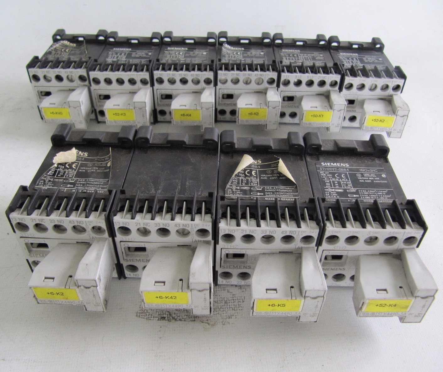 Siemens 10A Motor Contactor 3NO+1NC 3TH2031-0BB4 | eBay