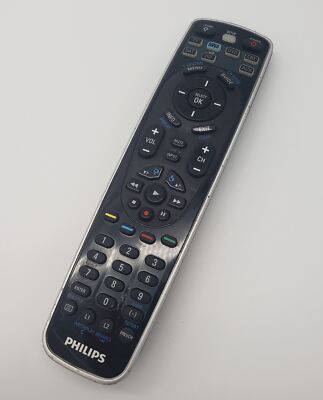 GENUINE PHILIPS SRP5107/27 7-in-1 UNIVERSAL REMOTE CONTROL TV DVR DVD ...