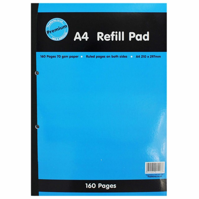A4 Refill Pad - 160 Pages Stationery for sale online | eBay