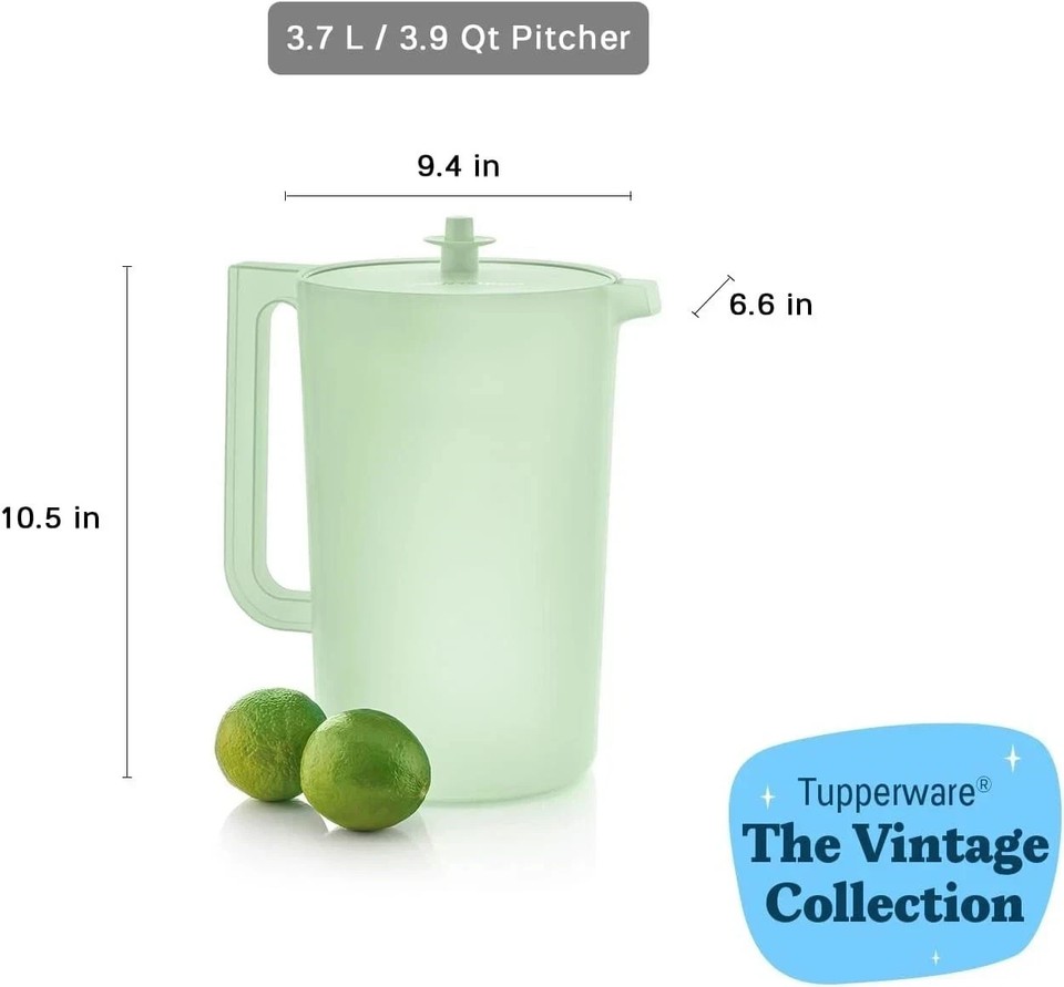 NEW! ONE Gallon Tupperware Classic Pitcher 1 Gallon AND A FREE CITRUS ...