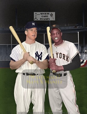 MICKEY MANTLE WILLIE MAYS 1951 WORLD SERIES PRINT (comes in 4 sizes) | eBay