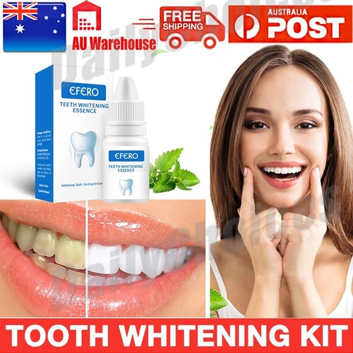 NEW INSTANT TOOTH WHITENING KIT WHITE TEETH CLEAN GEL UV BLEACH DENTAL ...