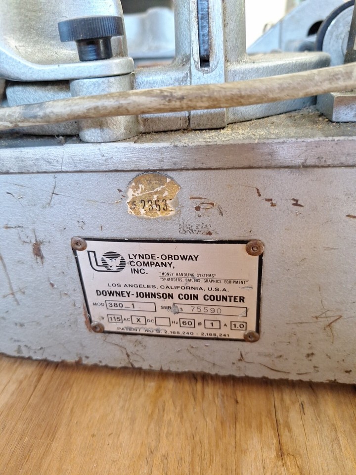 Downey Johnson Coin Counter/Roller | eBay