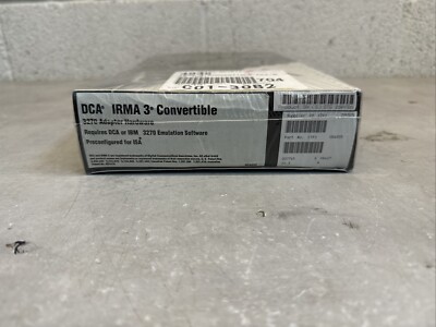 New - DCA IRMA 3 Convertible 3270 Adapter Hardware | DCA-G-00060-C10 | eBay