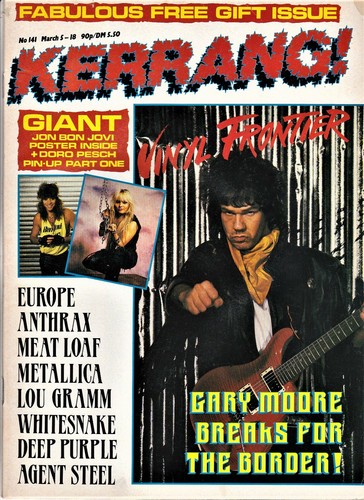 KERRANG! Magazine. Issue 141- D.Purple- G Moore- Anthrax + More -No ...