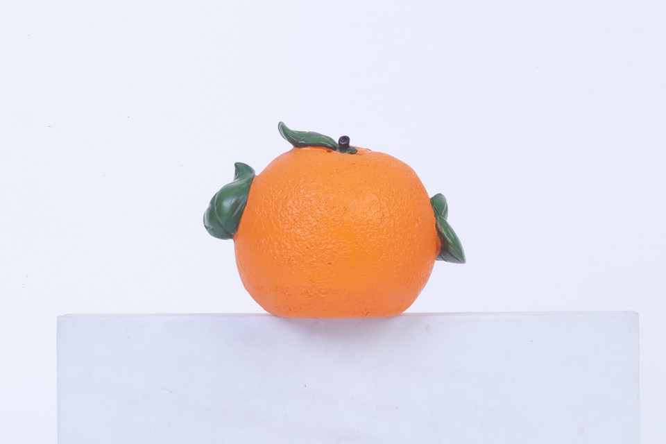 1pc Orange Figures in Natural Resin New Arrival for Home and Office ...