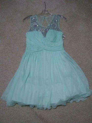 Rue 21 Womens Mint Green Sleeveless Prom Dress Size 9 | eBay