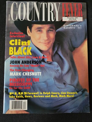 Country Fever Magazine, Dec 1993, Clint Black, Mark Chestnutt, Jon ...