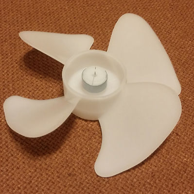 3 inch diameter Plastic Fan Blade/Propeller. 1/8 inch bore. CW Rotation ...