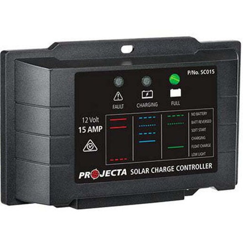 PROJECTA 15A 12V Solar Charge Controller 4 Stage Auto SC015 | eBay ...