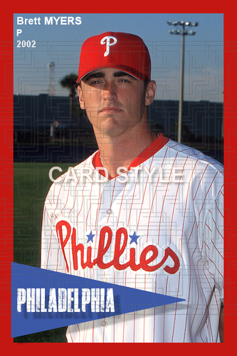 Brett Myers - 2002 Philadelphia Phillies - choose a size - full color ...