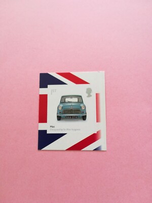 GB 2009 British Design Classics Mini Issigonis Car s/a Booklet Stamp ...