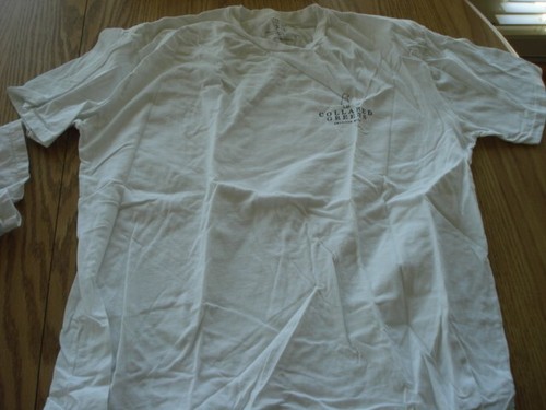 MENS XL EXTRA LARGE T SHIRT SHORT SLEEVE SS WHITE COLLARD GREENS ...