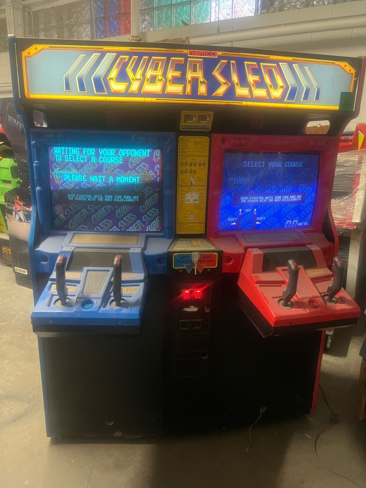 CYBER SLED ARCADE MACHINE by NAMCO (Excellent Condition) *RARE* | eBay