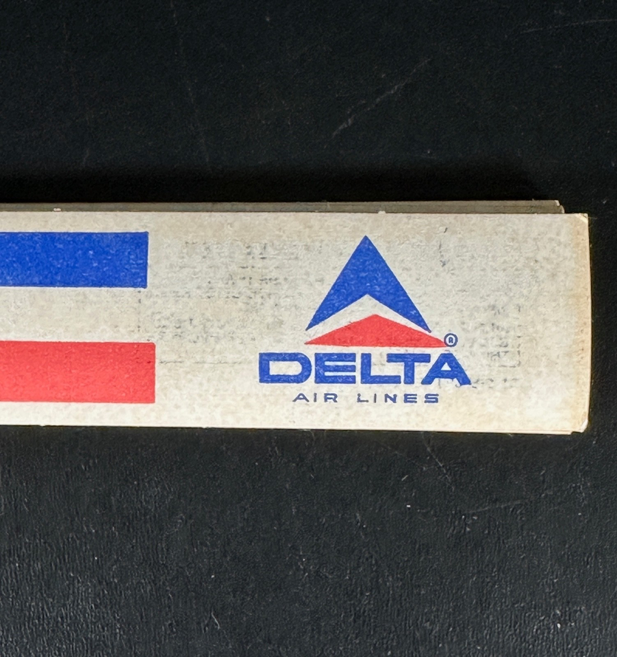 Vintage DELTA AIR LINES Baggage Tag Lot of 7 Paper Luggage ID Labels | eBay