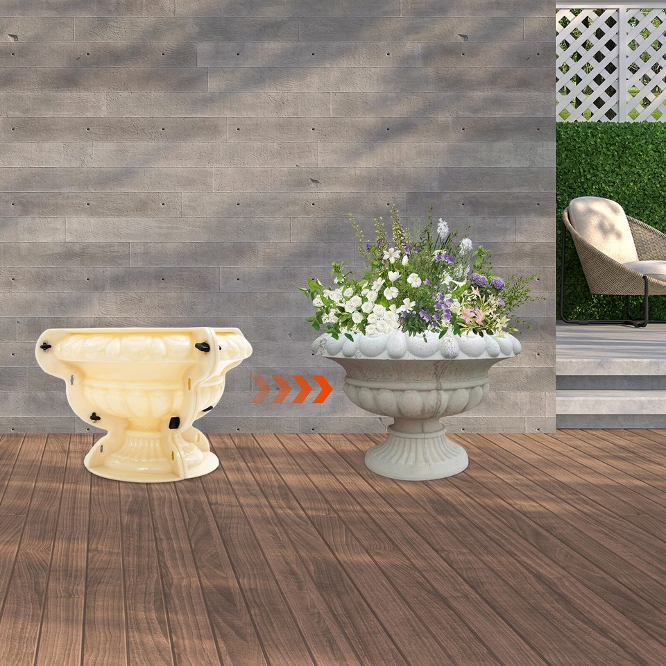 Concrete Planter Mold, Flower Pot Making Mold, Concrete Planter Mold | eBay