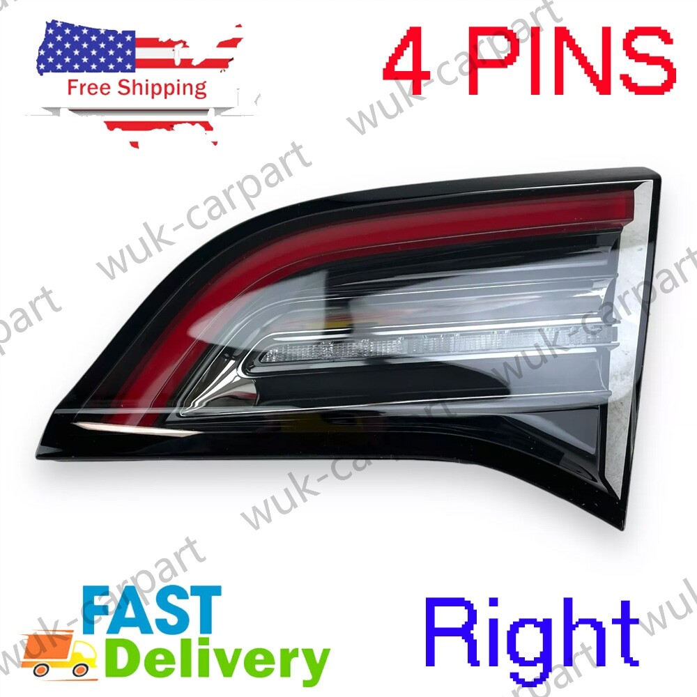 For 2017-2023 Model 3 Right RH Inner Tail Light OEM 1502089-00 (4-Pin ...