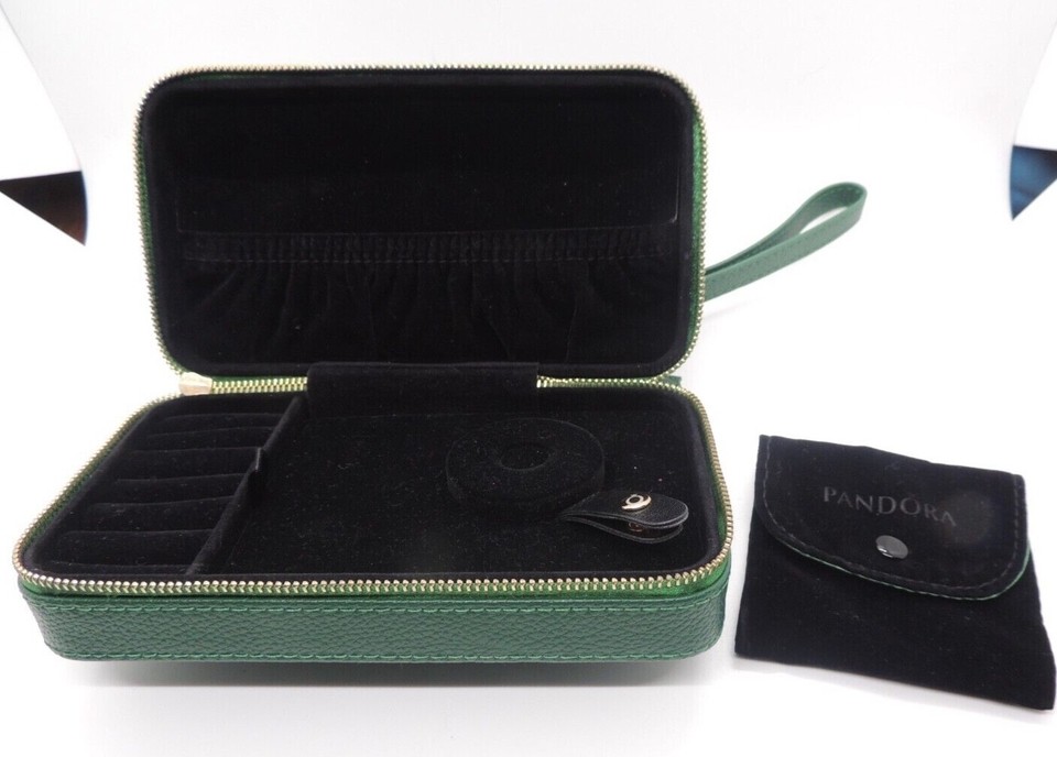 Pandora Jewelry Box Zipper Case Portable Travel Organizer | eBay