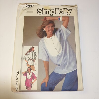 Simplicity 7327 Size 14-16 Misses' Loose Fitting Shirt | eBay