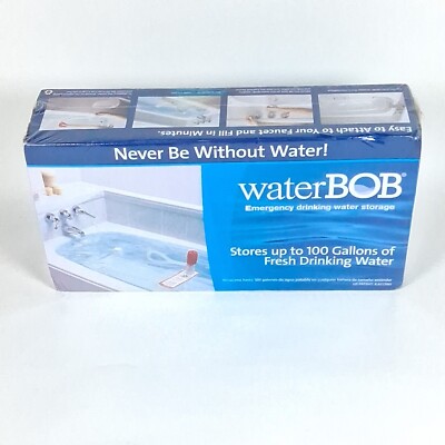 WaterBOB Emergency Survival Bathtub 100 Gal BPA Free Drinking Water ...