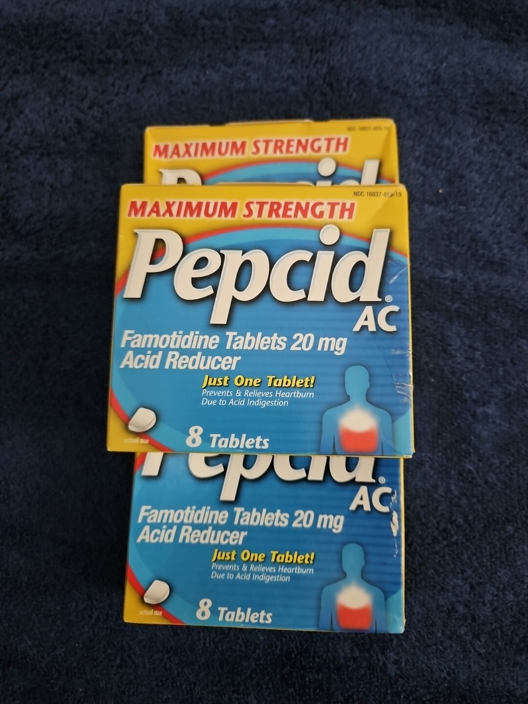 PEPCID AC Maximum Strength 20mg Famotidine Tablets - 24 Count ...