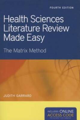 Health Sciences Literature Review Made Easy (Garrard, Health Science ...