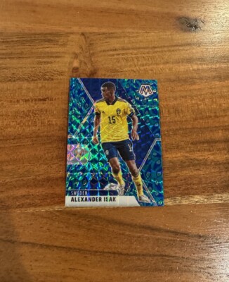 Alexander Isak 2021 Panini Mosaic UEFA 2020 Euro Peacock Prizm SSP ...