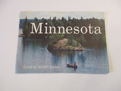 Vintage Minnesota State Vacation Lakes Tourist Travel Booklet Brochure ...