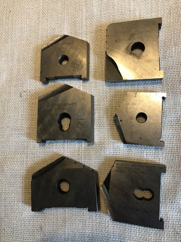 6X CLARK TOOL CO COMPANY MILL DRILL CUTTING TOOL SPADE BITS VARIOUS ...