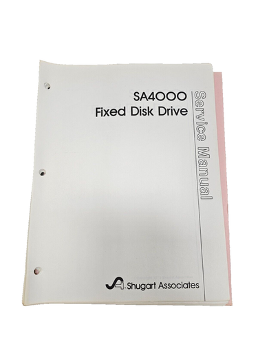 Vintage 1979 Shugart Associates SA4000 Fixed Disk Drive, Reprint? | eBay