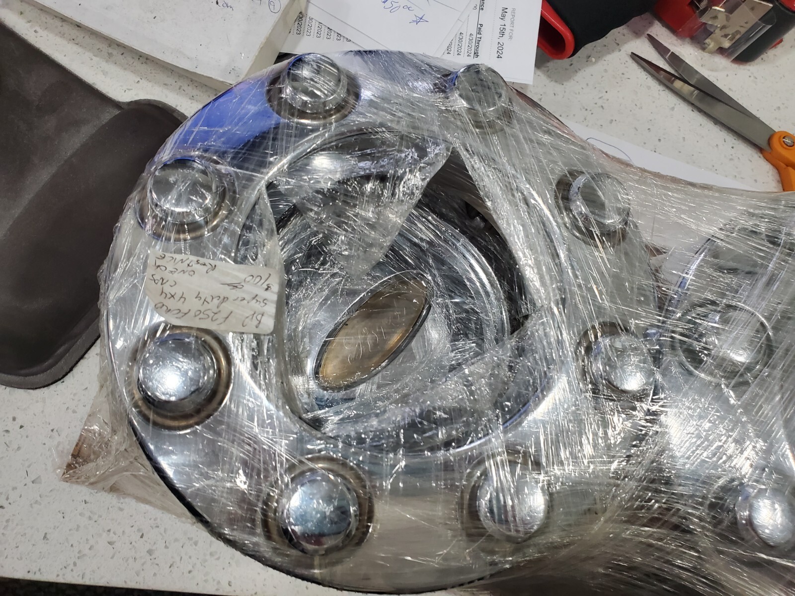 OEM 2005-2018 FORD 4X4 XLT LARIAT F250-350 SET Center Caps 5C34-1A096 ...