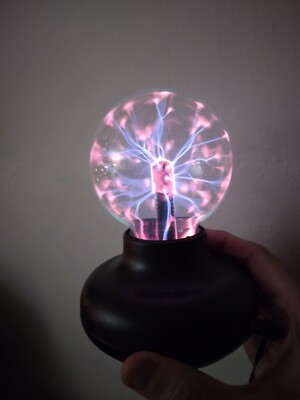 Electro Plasma Ball w/adapter Fun Science Weird Interactive | eBay