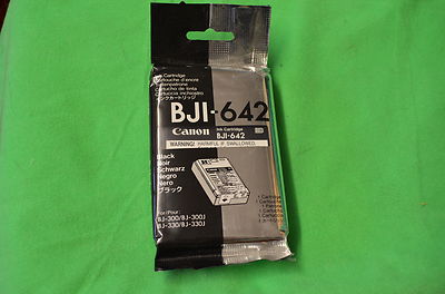 CANON BJI 642 GENUINE ORIGINAL BLACK INK CARTRIDGE BJ-300 BJ-330 BJI ...