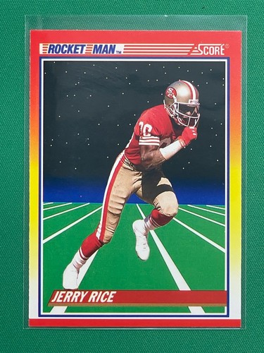 1990 Score #556 Jerry Rice Rocket Man RM | eBay