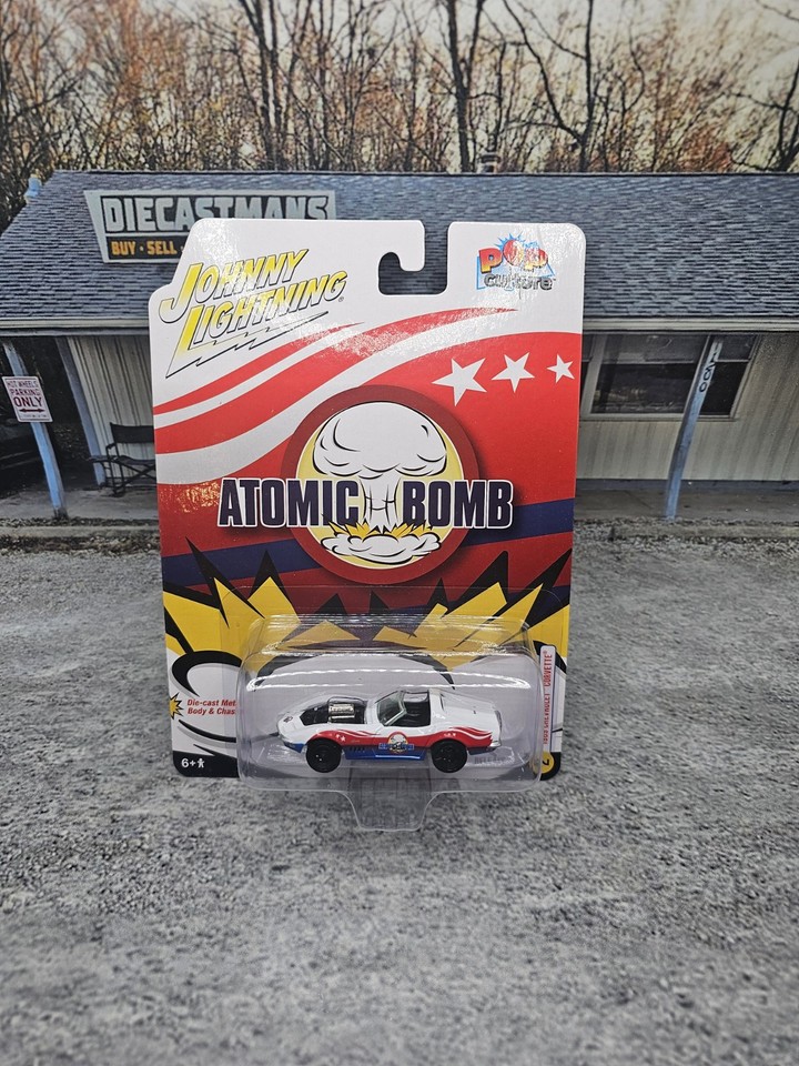 Johnny Lightning Pop Culture 1969 Corvette Atomic Bomb 2025 Jlpc016 | eBay