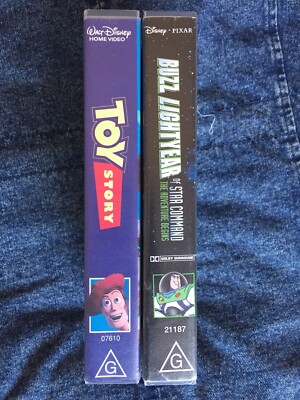 Toy Story VHS Bundle With Buzz Lightyear The Adventure Begins Disney ...