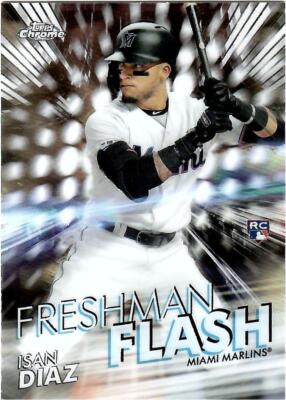 2020 Topps Chrome Freshman Flash Refractor #FF14 Isan Diaz RC | eBay