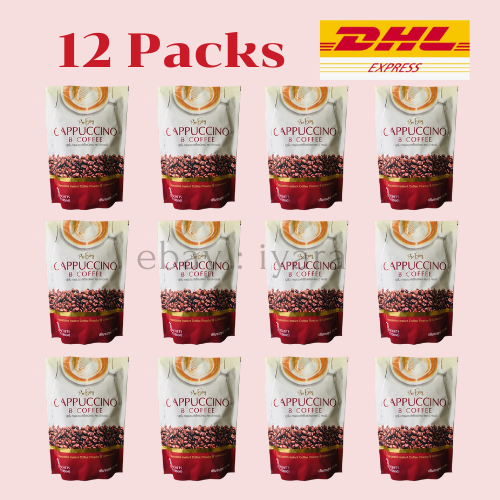 12x Be Easy Cappuccino B Coffee Instant,Weight Loss.Detox Waste ...