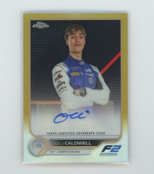 2022 Topps Chrome Formula 1 - Autographs Gold Refractor #CAC-OC Olli ...