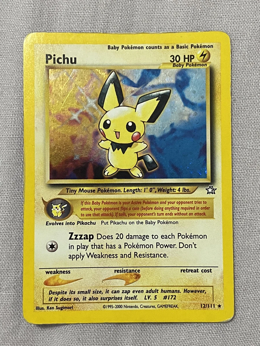 Pokemon Cards Pichu