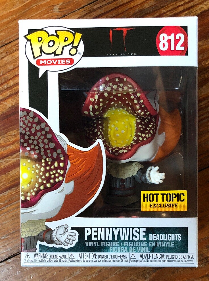 FUNKO POP HORROR IT CHAPTER 2 SERIES PENNYWISE DEADLIGHTS HOT TOPIC ...