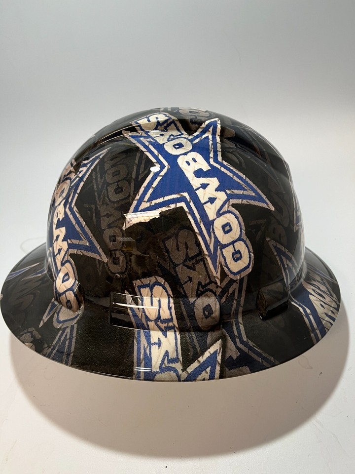 New Full Brim Hard Hat Custom Hydro Dipped DALLAS COWBOYS | eBay