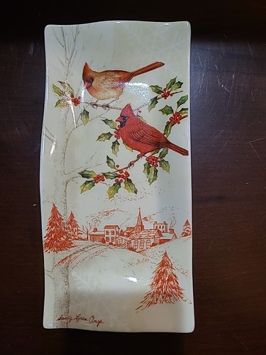 Sandy Lyman Clough Signed Cardinal Spoon Rest | eBay