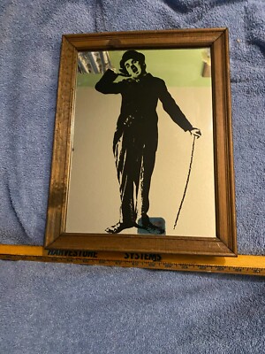 Charlie Chapman framed art glass VINTAGE 10 1/2" x 13 1/2" | eBay