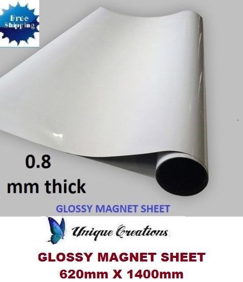 620mmx1400mm Strong Car Magnet sheet 0.8mm magnet thickness car sign ...