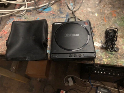 Rare Vintage SONY Discman Personal CD player D-40 Walkman Full Metal ...