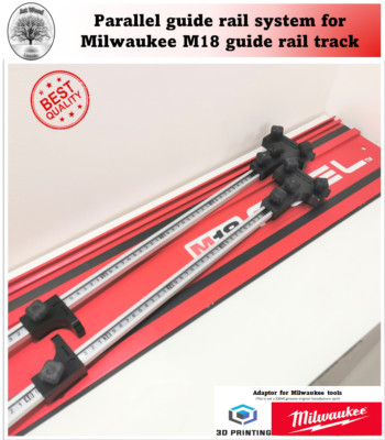 Milwaukee M18 Parallel Guide Rail System Circular Saw Track Set ...