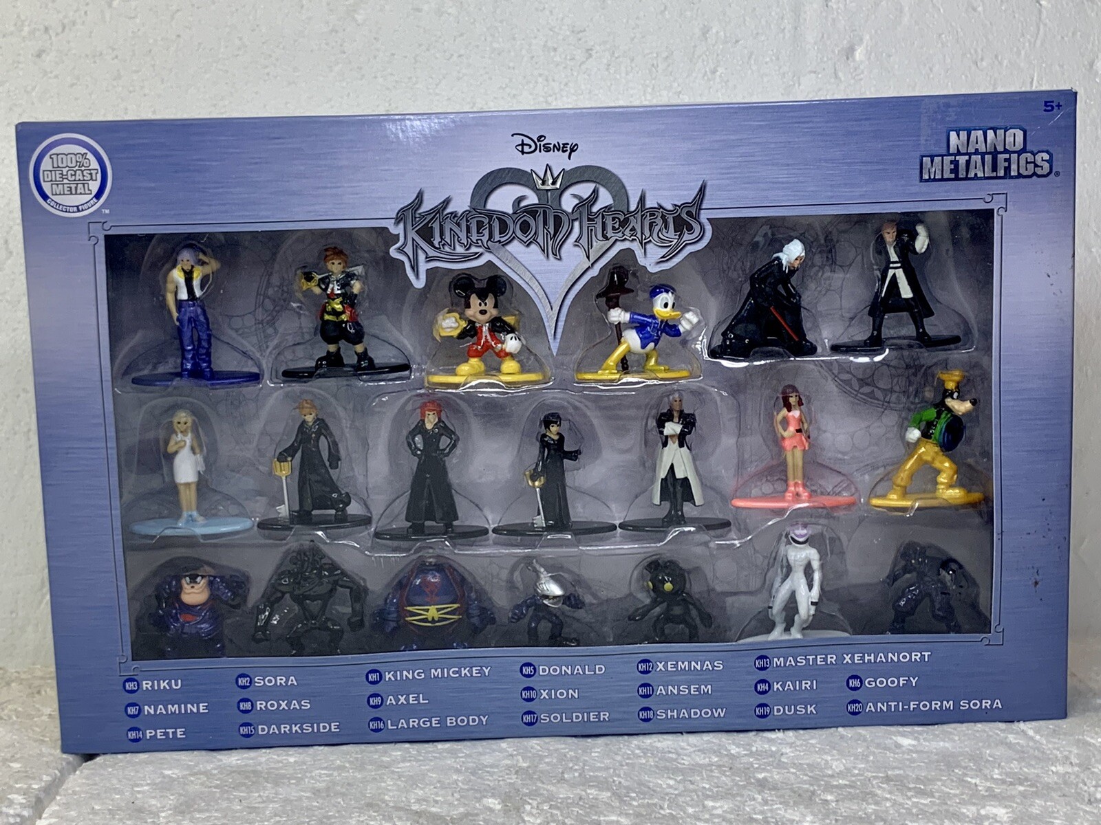 NEW Disney Kingdom Hearts Nano Metalfigs Diecast 20 Pack Figure ...